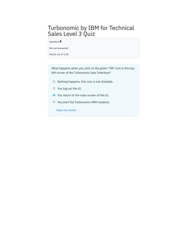 Turbonomic UI Green "ON" Icon Function | PDF | Computers | Technology ...