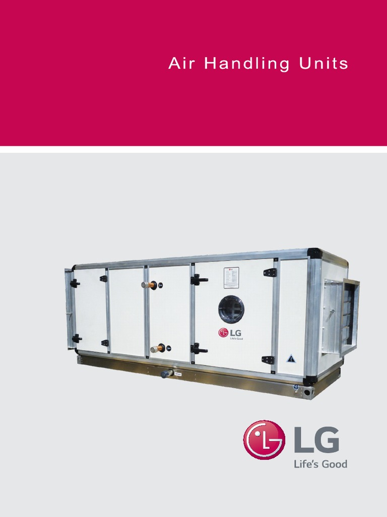 LG AHU Catalogue | PDF | Electric Motor | Polyurethane