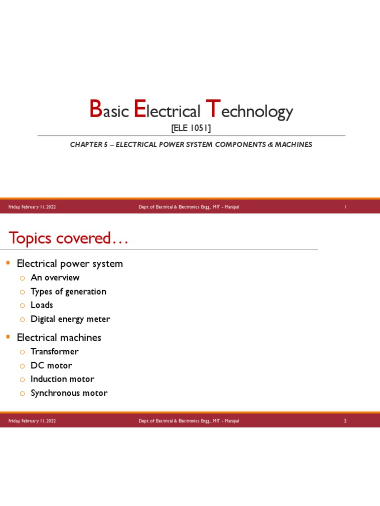 BET Unit 5 - Power System & Electrical Machines | Download Free PDF | Power Station ...