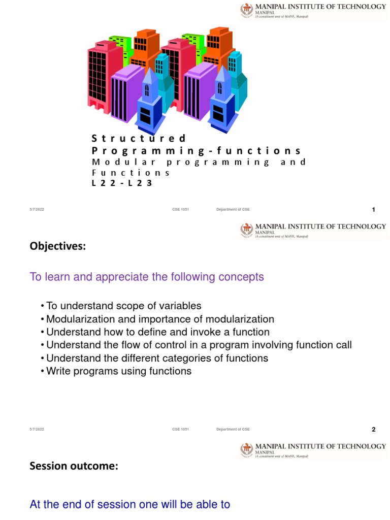 L24 L26 Modular Programming | PDF | Parameter (Computer Programming) | C++ L24 L26 Modular Programming | PDF | Parameter (Computer Programming) | C++