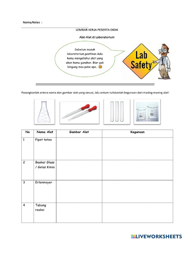 LKPD Alat Lab. X | PDF