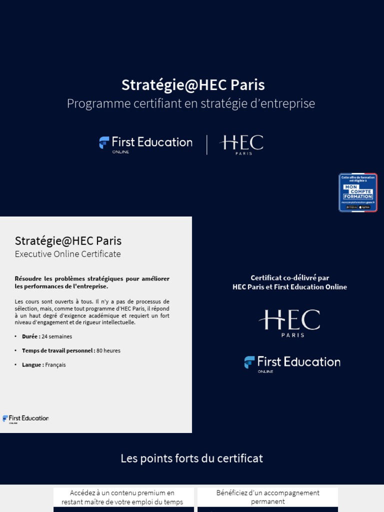 Strat Gie HEC Paris | PDF | Business | Économie d'entreprise