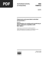Iso 14644 | PDF | International Organization For Standardization