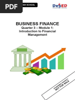 Business Finance Module 1 Abm Grade12 | PDF | Securities (Finance ...
