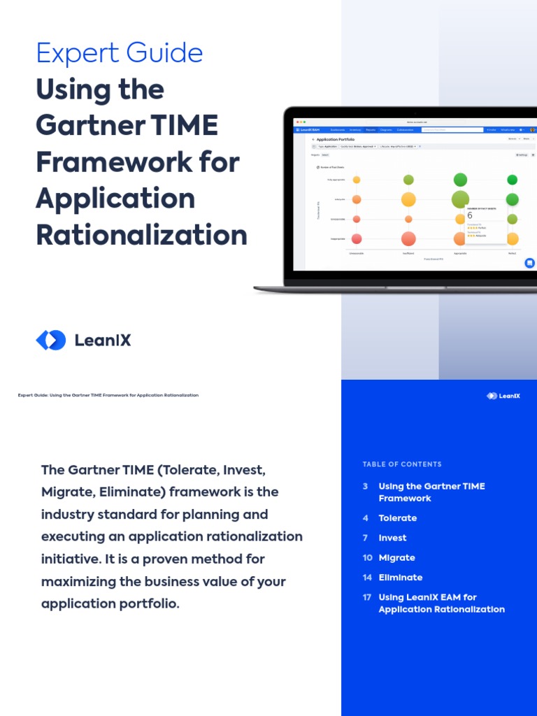 LeanIX Playbook Using The Gartner TIME Framework For Application ...