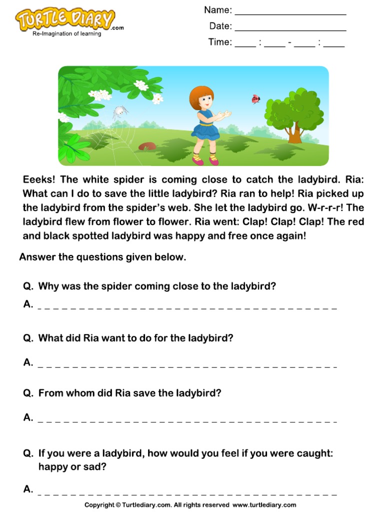 fill-in-the-blanks-from-comprehension-ria-and-ladybird | PDF
