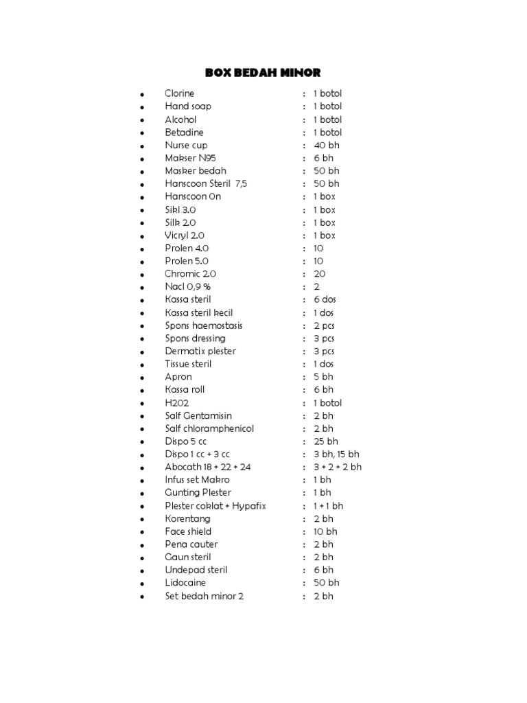 Box BHP Baksos | PDF