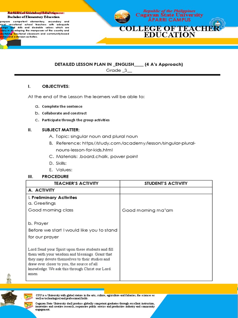Detailed Lesson Plan in Purcom | PDF | Vocational Education | Teachers