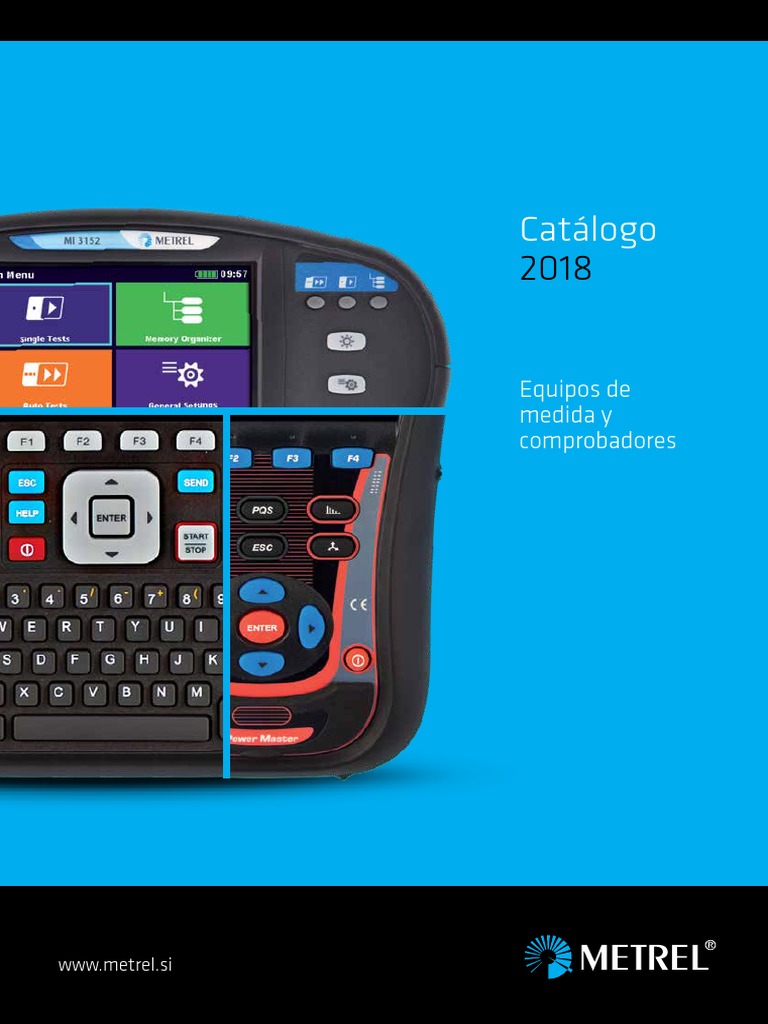 Catalogo - Metrel - 2018 | PDF | Calidad (comercial) | Aislador ...
