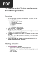 APA7th Edition Checklist | PDF | Apa Style | Citation