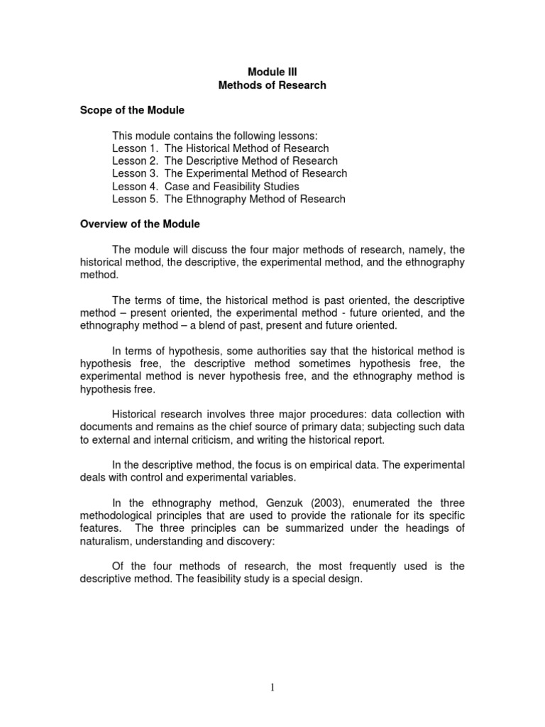 Res 1 Mod 3 | PDF | Experiment | Causality