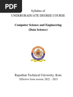 Computer Science and Engineering: Syllabus of Undergraduate Degree ...