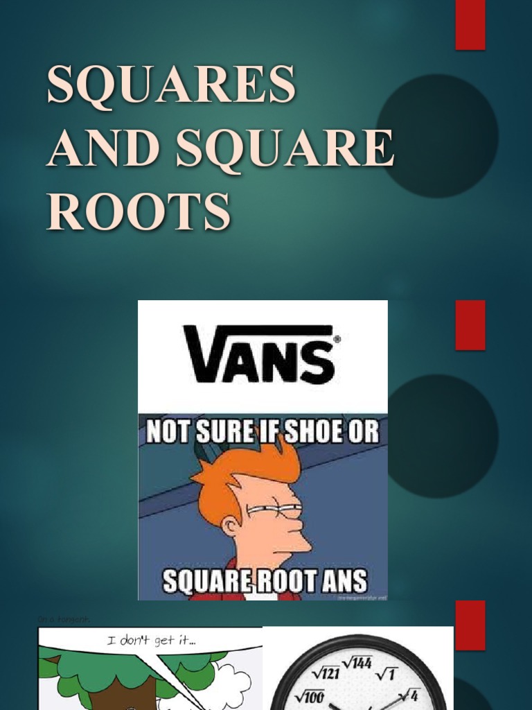 Grade 7 Square Roots Worksheet | PDF