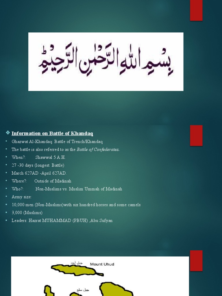 Ghazwa e Khandaq | PDF | Muhammad | Medina