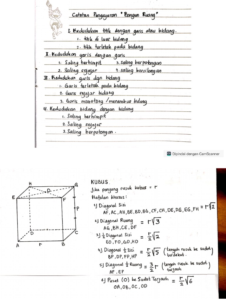 2 Agust Bangun Ruang Dimensi Tiga | PDF