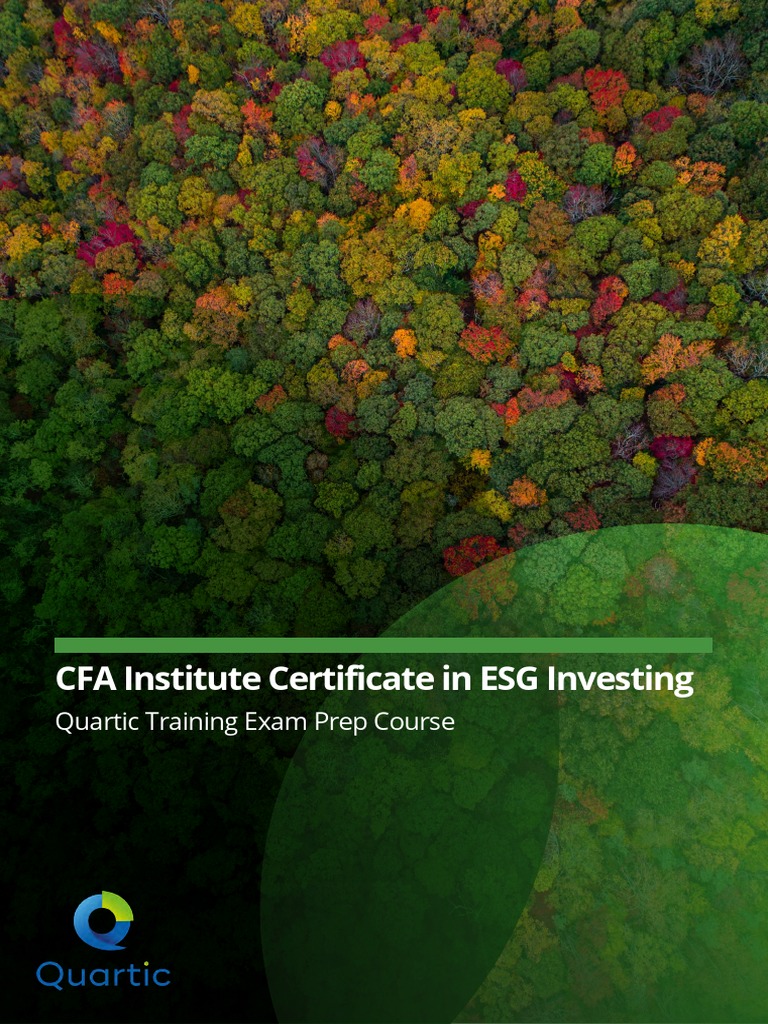 Esg Certificate Brochure | PDF