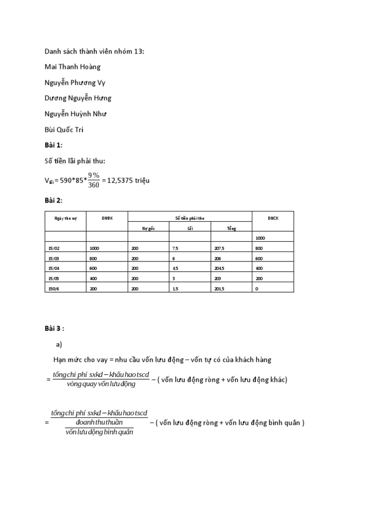 BT NHTM - Nhóm | PDF