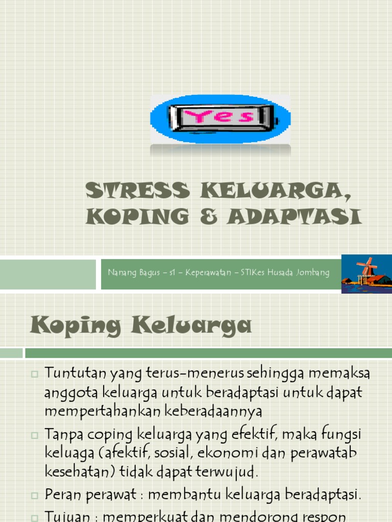 MATERI PAK NANANG Stress Keluarga J Koping Dan Adaptasi' Dengan Anda | PDF