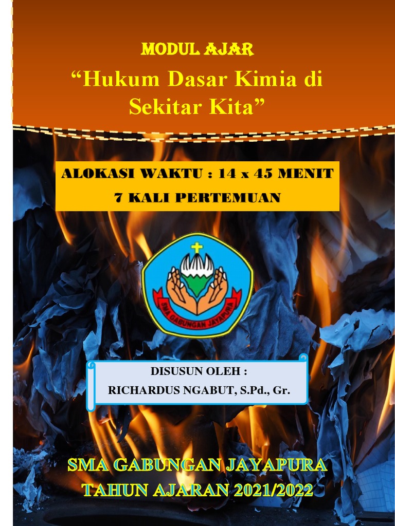 Modul Ajar - Hukum Dasar Kimia Di Sekitar Kita | PDF
