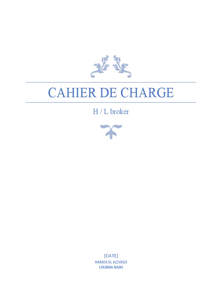 Cahier des charges pour marketplace | PDF | Client–serveur | Interface ...