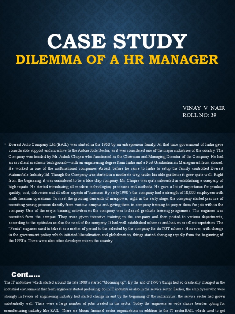 Case Study VINAY | PDF | Motivation | Motivational