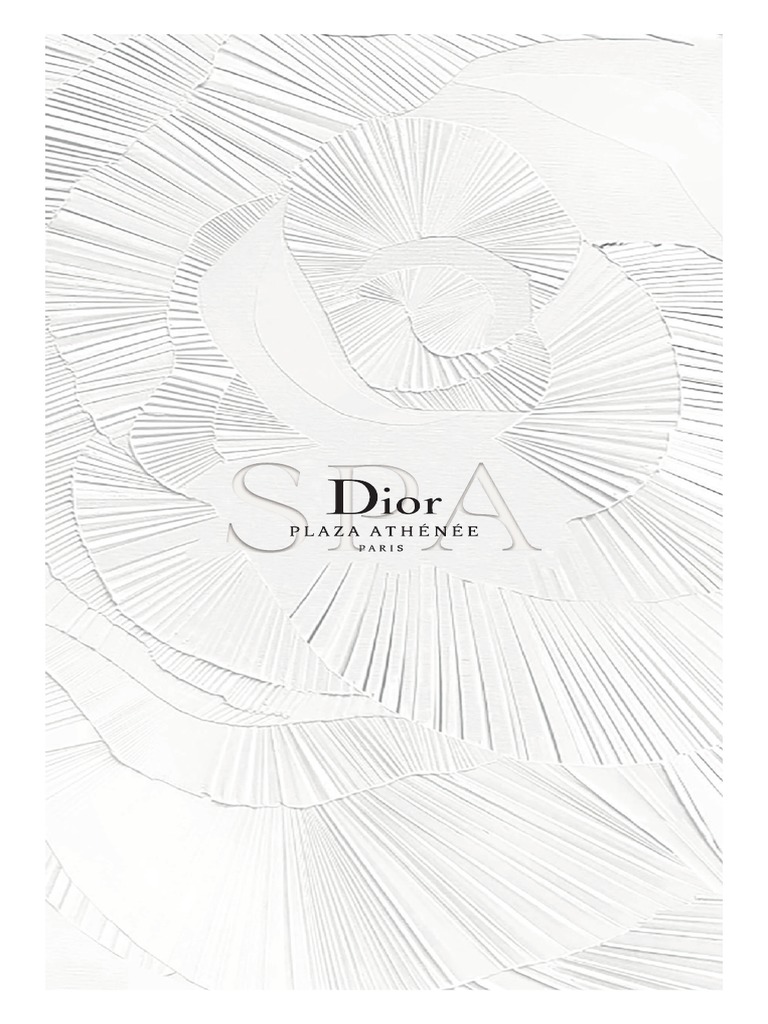 Paris Dior Spa Plaza Athenee Treatment Brochure | PDF | Massage | Spa