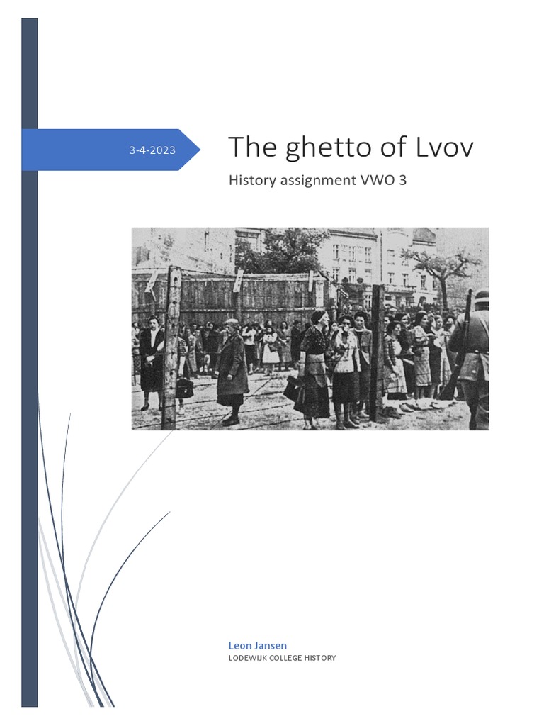 Report History: The Ghetto of Lvov | PDF | The Holocaust | Antisemitism