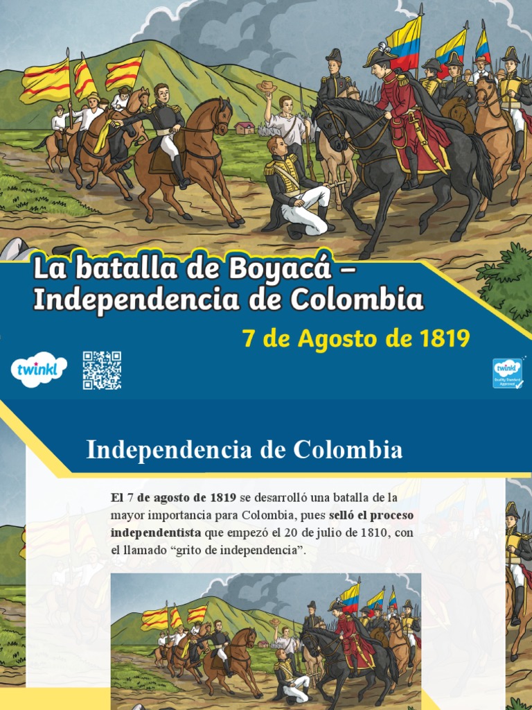 Batalla de Boyaca | PDF | Colonización española de las Américas | Operaciones militares