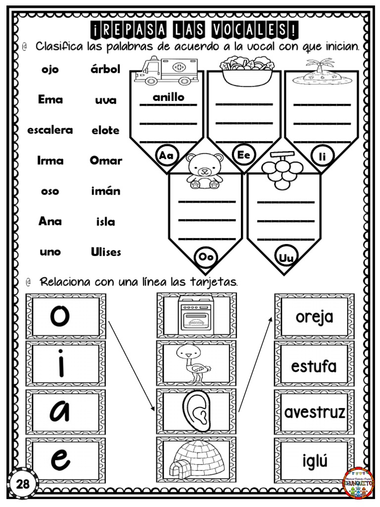Cuadernillo de Vocales y Silabas Xhunquitos-28 | PDF