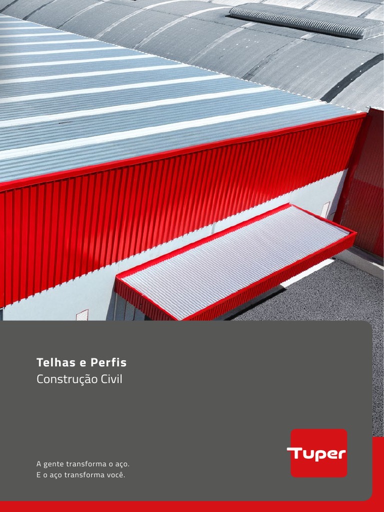 Tuper Telhas e Perfis | PDF | Corrosão | Engenharia