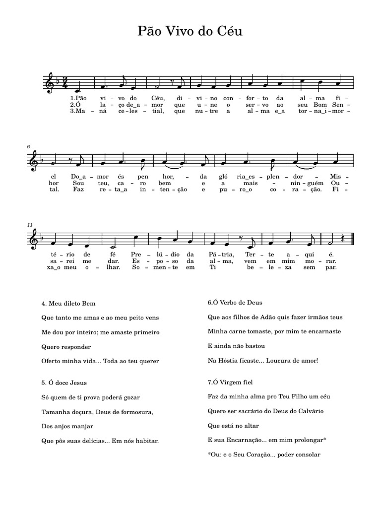 Pão Vivo Do Céu v2 | PDF