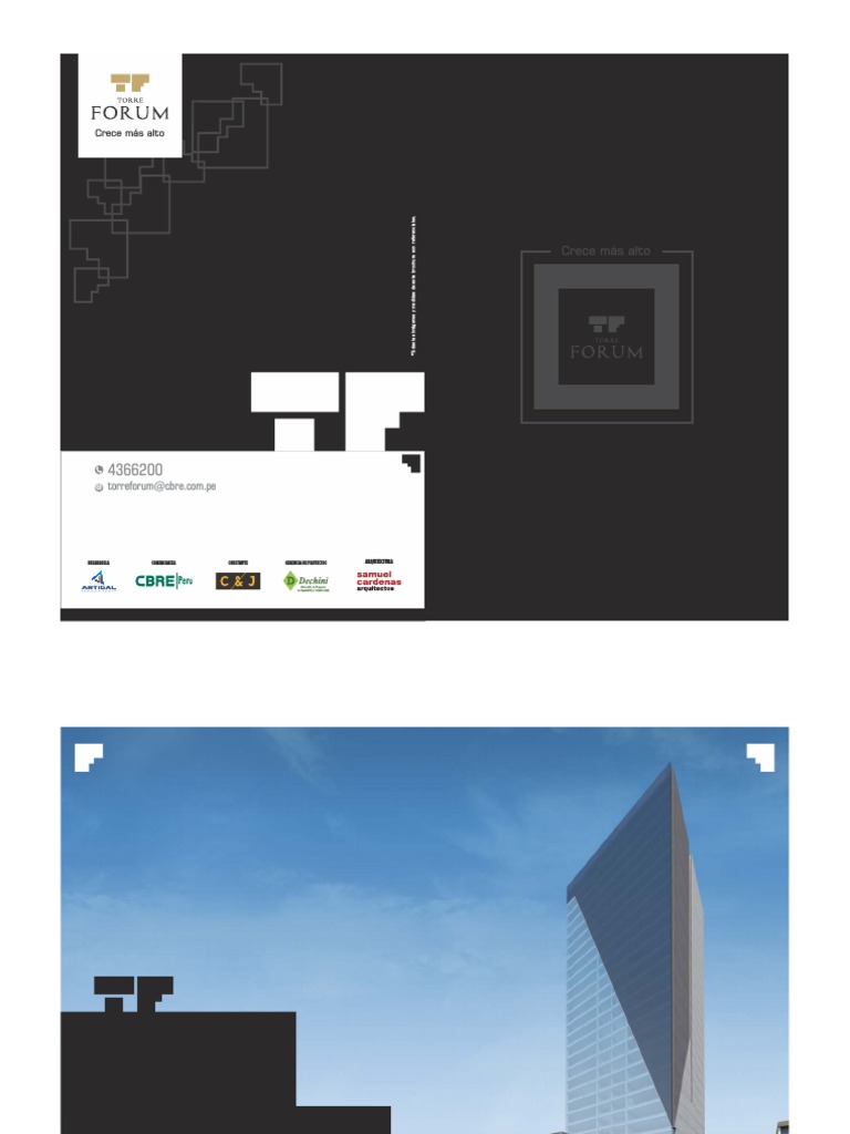Brochure - Torre Forum | PDF | Edificio sustentable | Ingeniería de Edificación