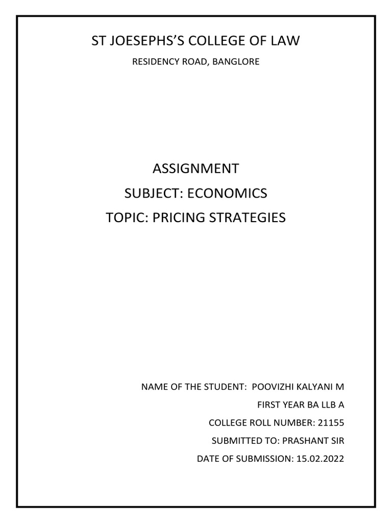 Pricing Strategies | PDF | Pricing | Marketing