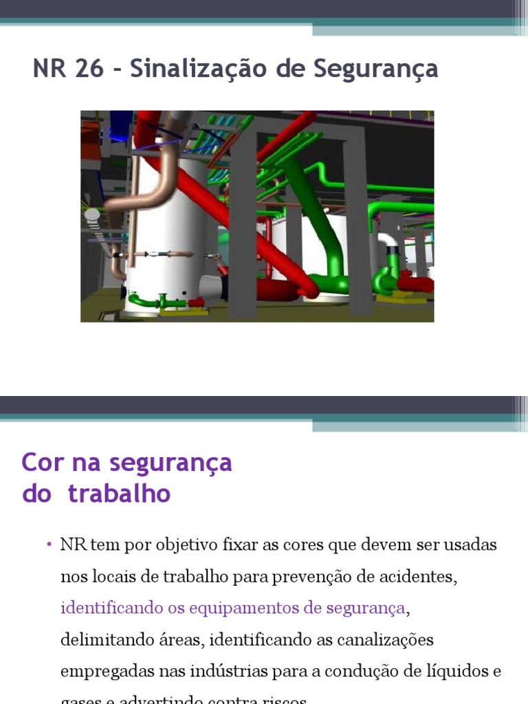 NR 26 - Sinalização de Segurança | PDF | Cor | Materiais