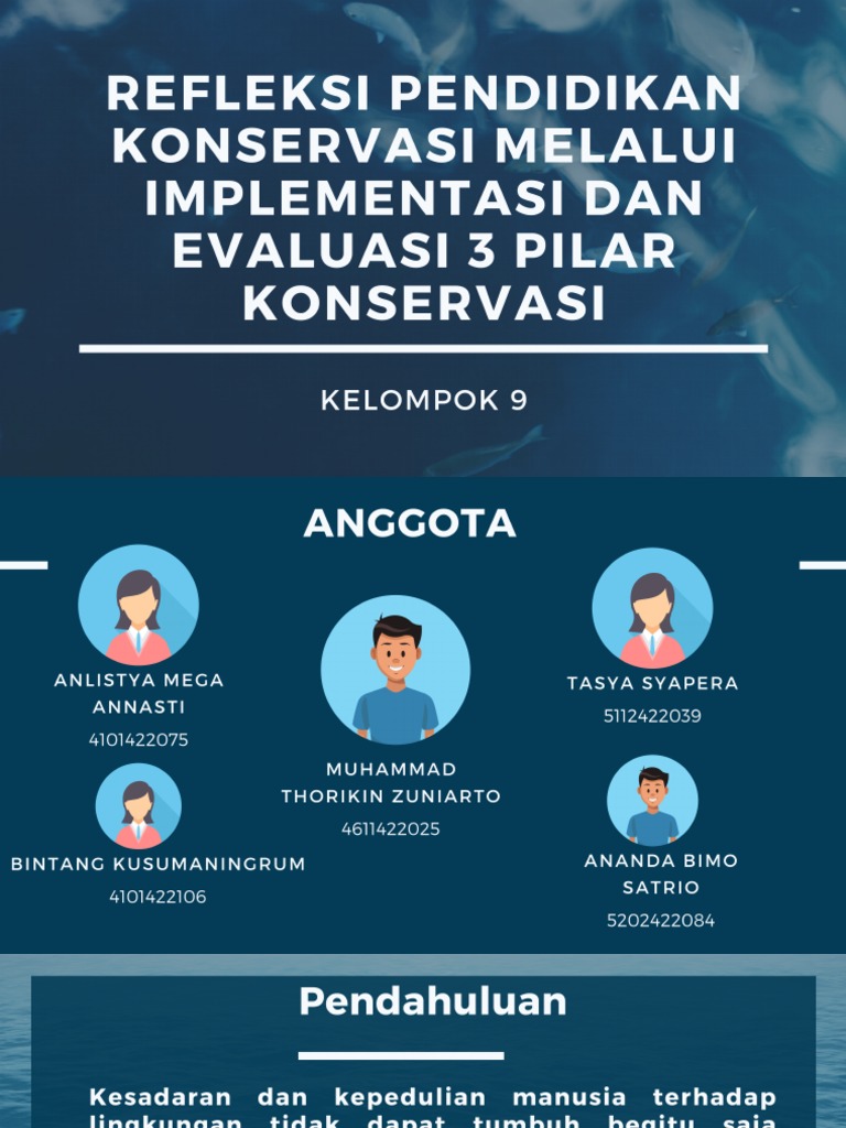 Refleksi Pendidikan Konservasi Melalui Implementasi Dan Evaluasi 3 Pilar Konservasi | PDF