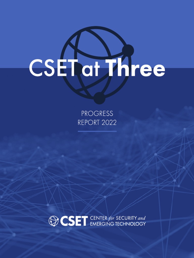 CSET at Three | PDF | Artificial Intelligence | Intelligence (AI ...