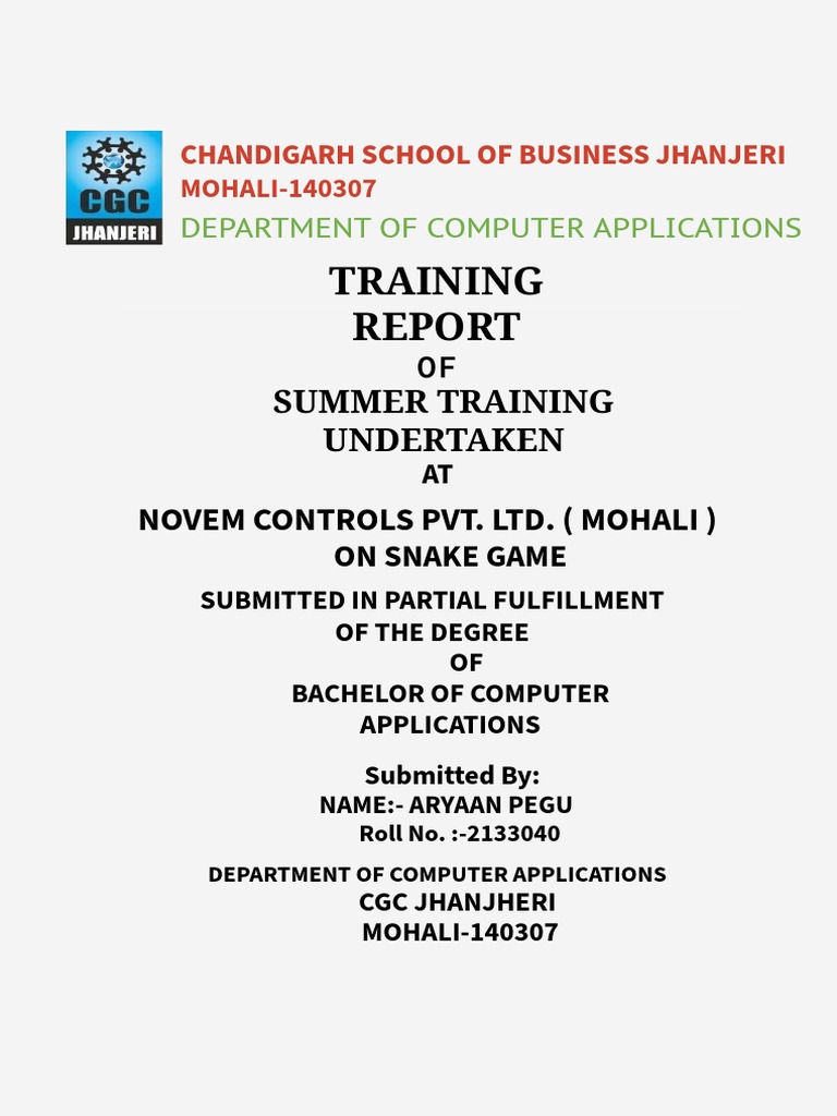 Training Report | PDF | Data Type | Java (Programming Language)