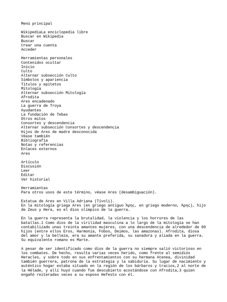 Ares | PDF