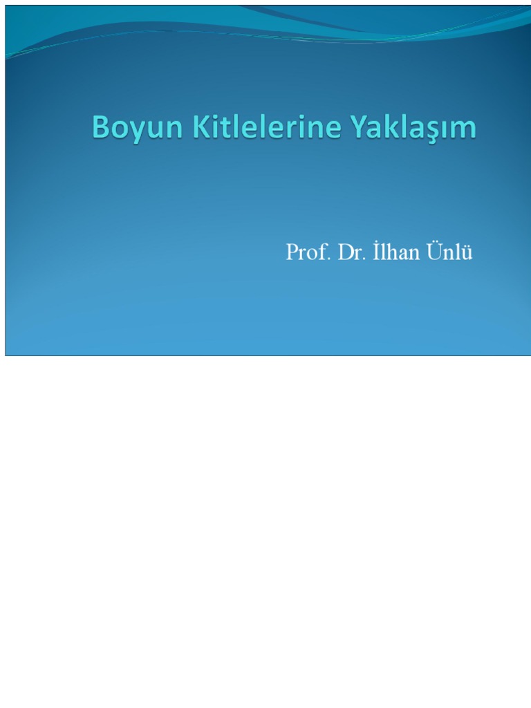 Boyun Kitleleri | PDF