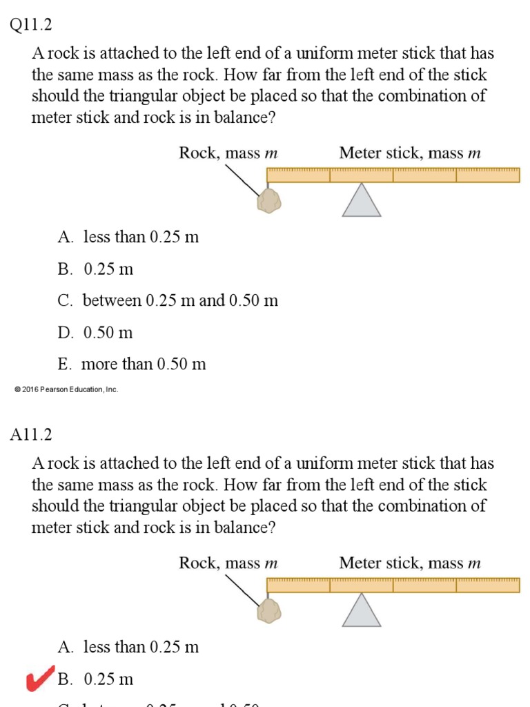 ch11 Clicker | PDF | Tension (Physics) | Force
