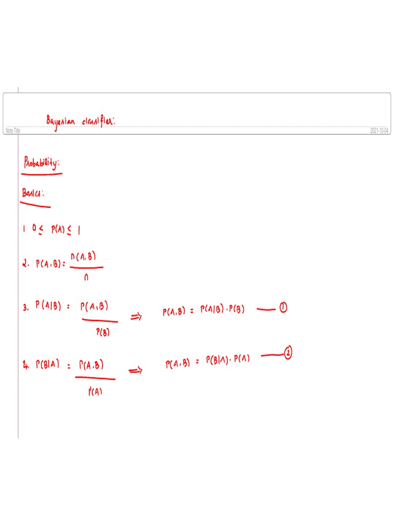Bayesian Classifier Pdf
