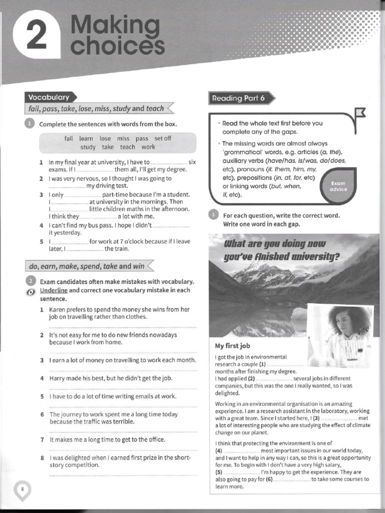 WB Unit 2 Making Choices | PDF