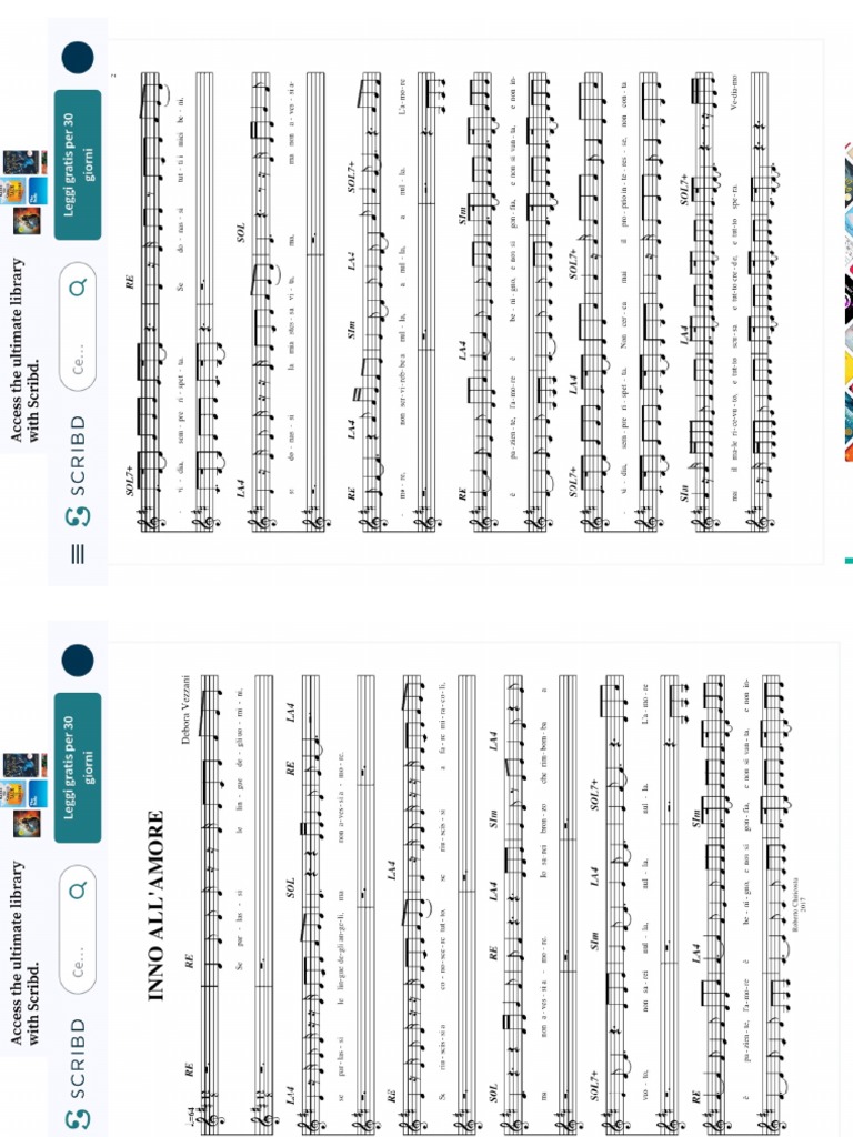 Inno All'amore | PDF