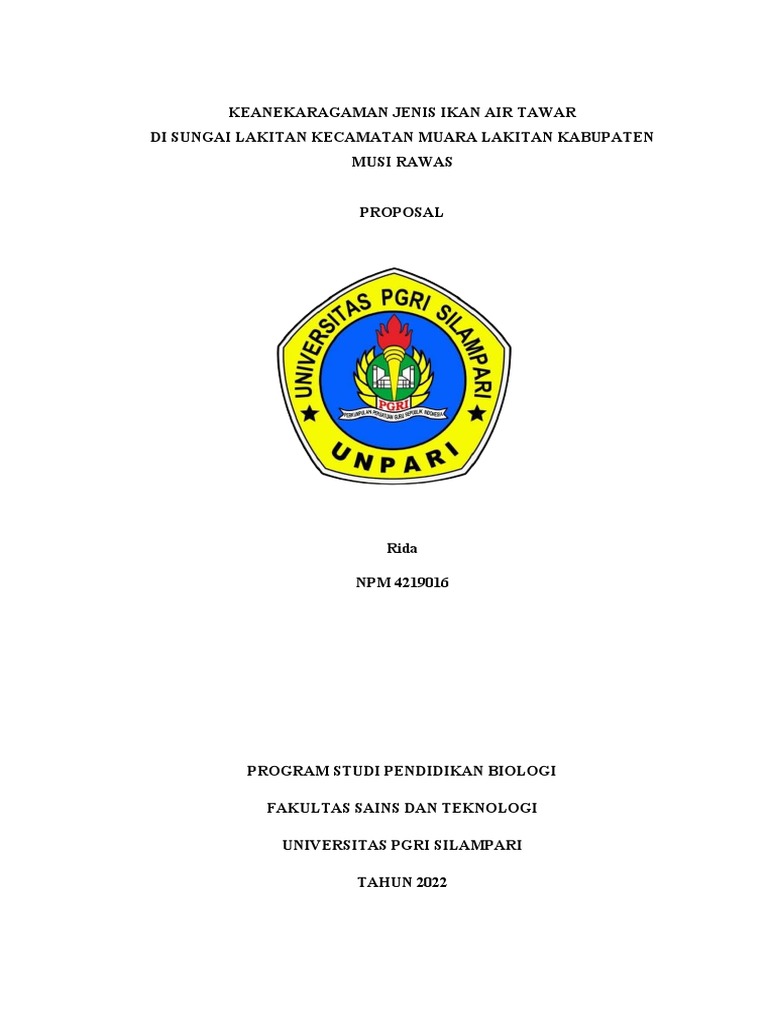 Proposal Metopen Rida Fikss | PDF