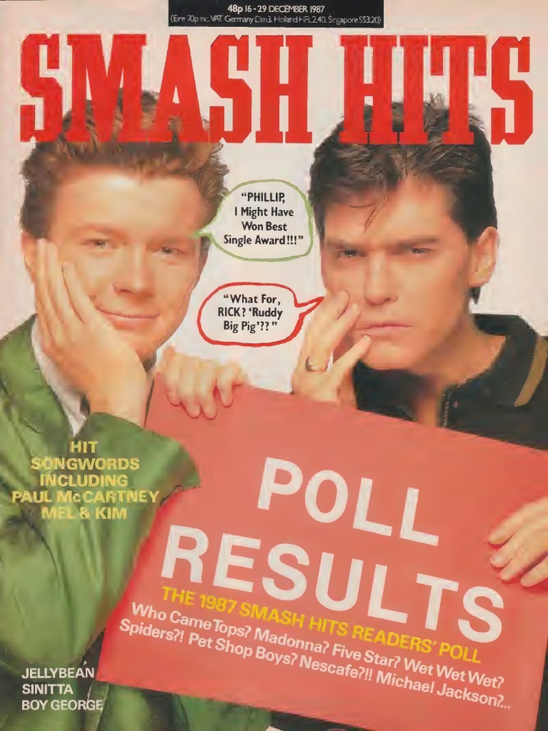 Smash Hits 16 29 December 1987 | PDF | Art