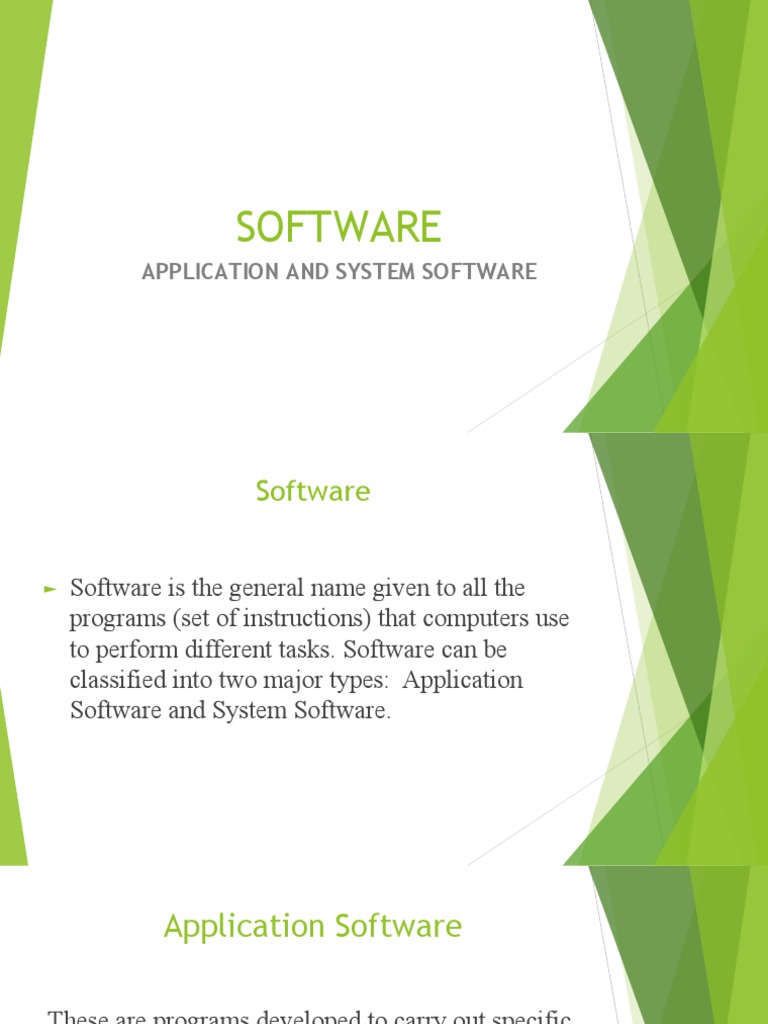 Application and System Software | Download Free PDF | Computer File | Graphical User Interfaces