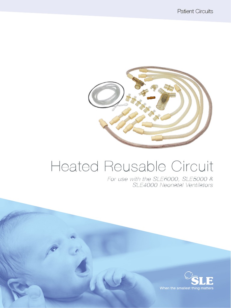 Heated Reusable Patient Circuit For SLE6000, SLE5000 and 4000 (English ...