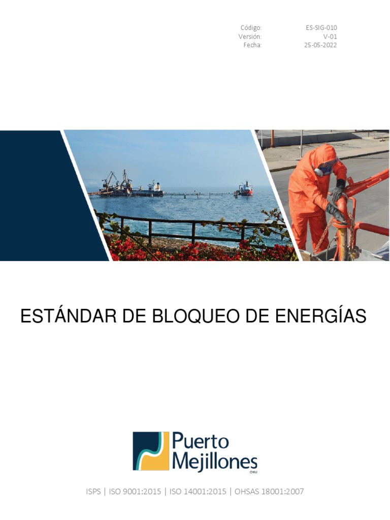 ES-SIG-0010 Estándar de Bloqueo de Energias | PDF | Business | voltaje