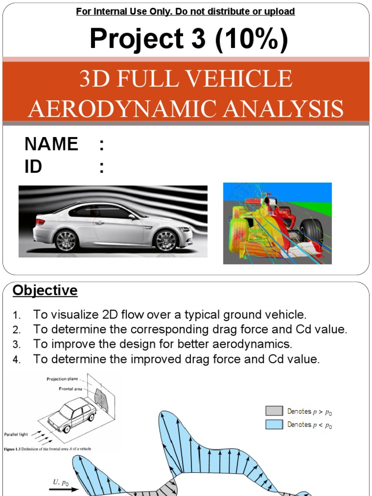 Vehicle Aerodynamics Analysis Project | PDF | Drag (Physics) | Aerodynamics
