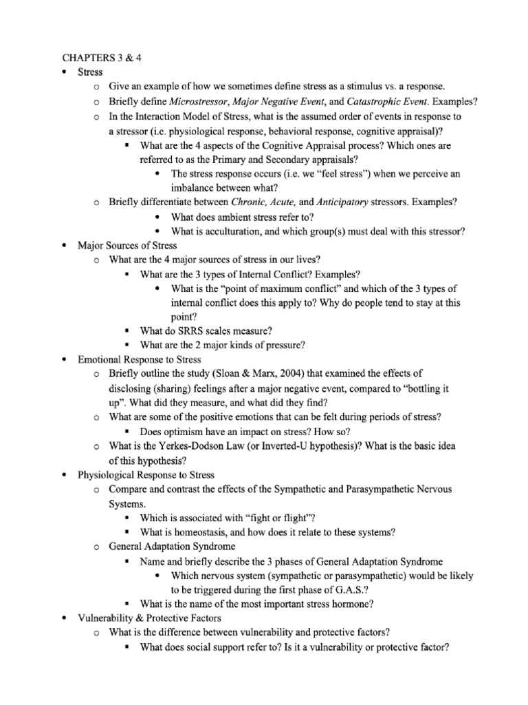 Psych CH 3:4 Study Guide | PDF
